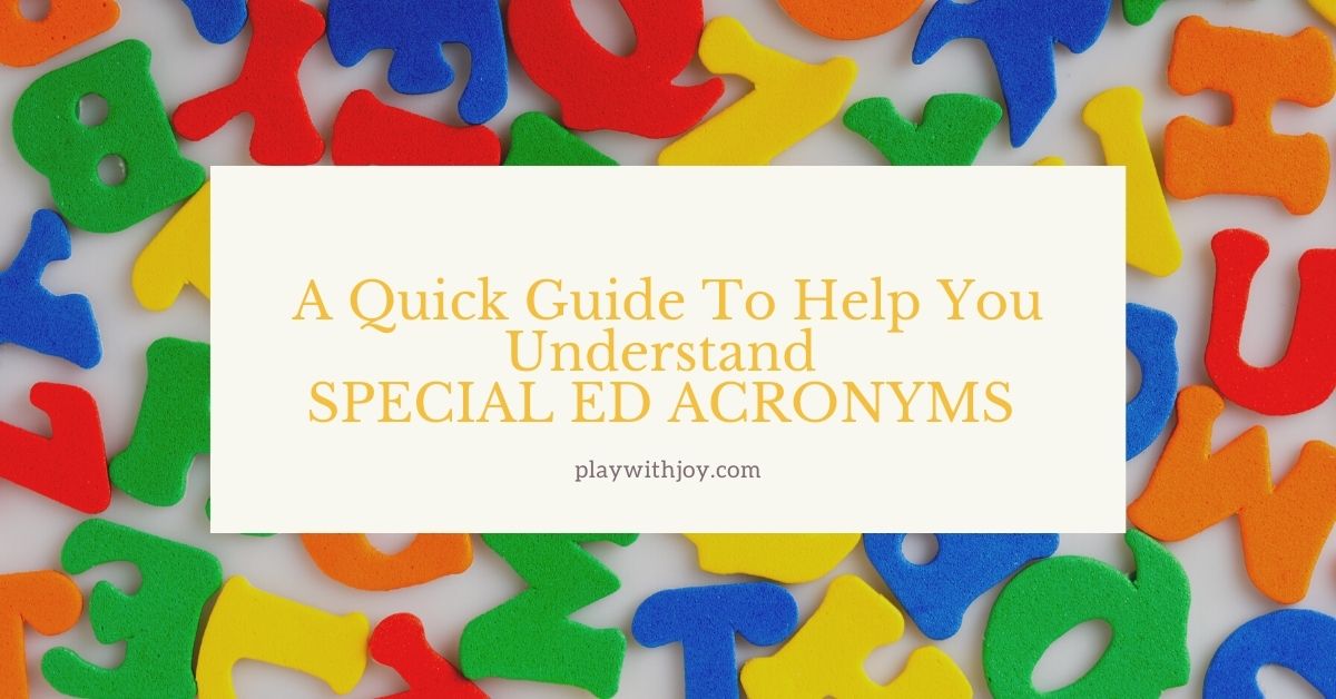Acronym Guide To Help Parents New To Early Intervention – Autism Early ...