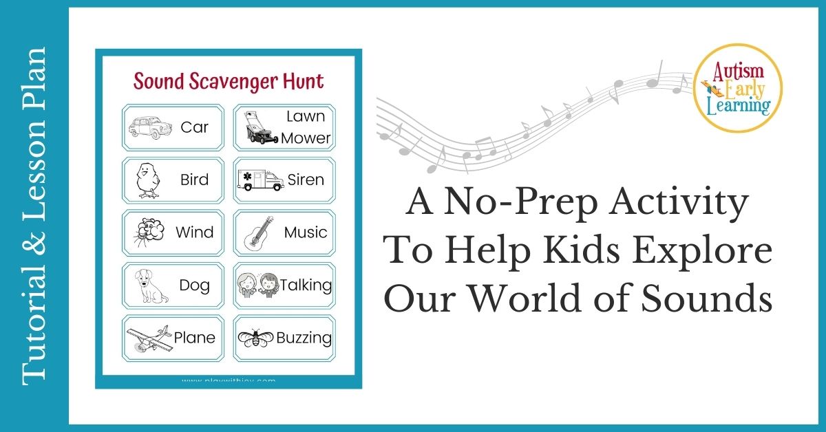 How To Teach About Sound With This Interactive Activity – Autism Early ...